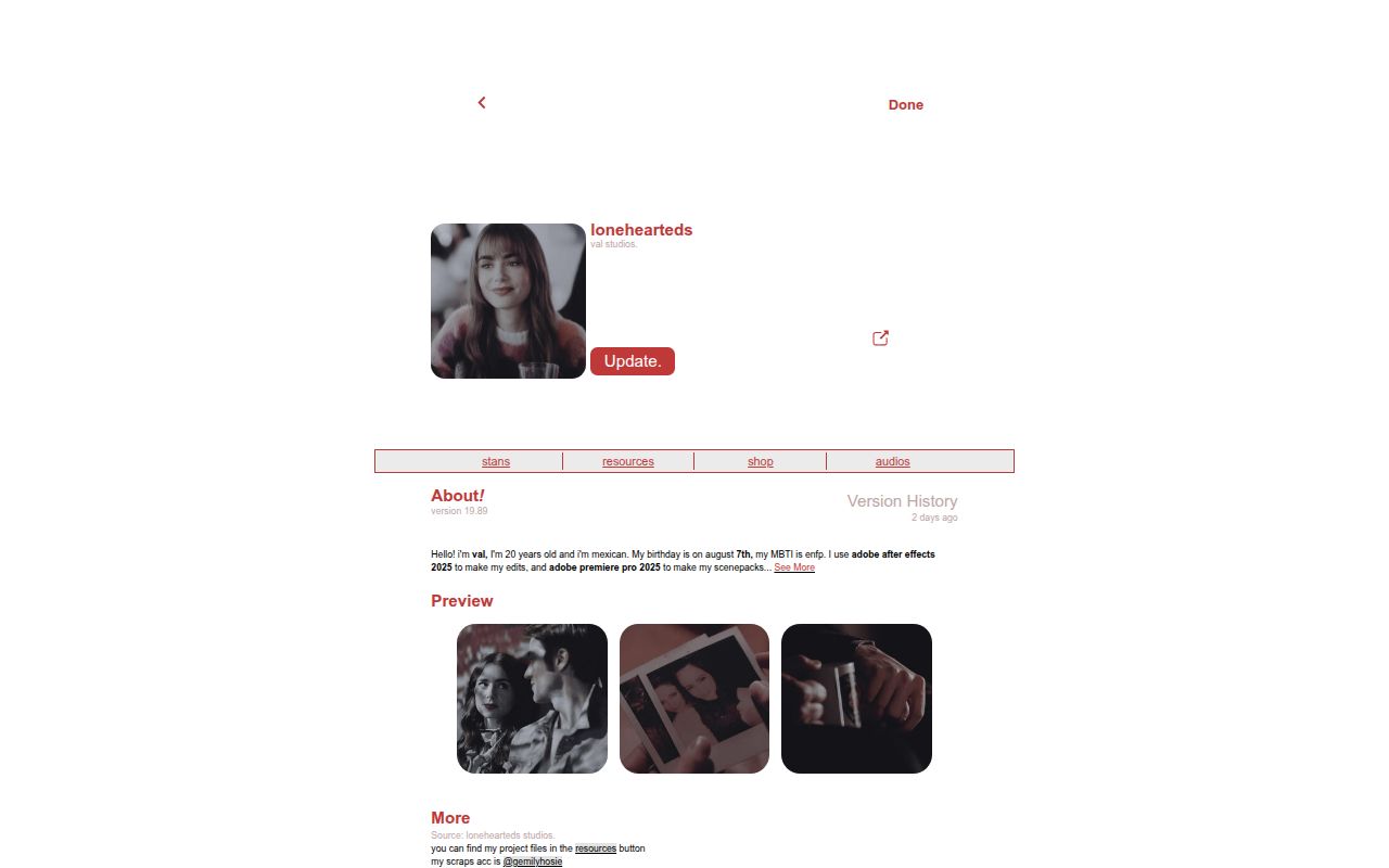 lonehearteds’ stuff